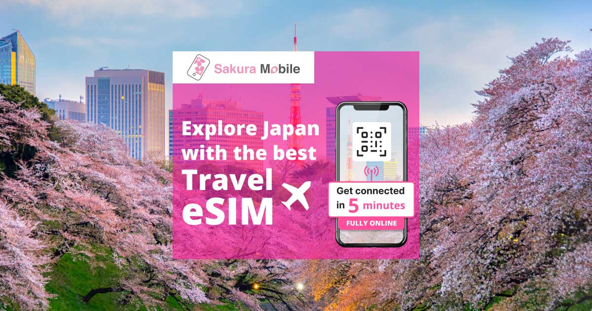 Sakura Mobile TRAVEL eSIM/SIM in Japan - Sakura Mobile