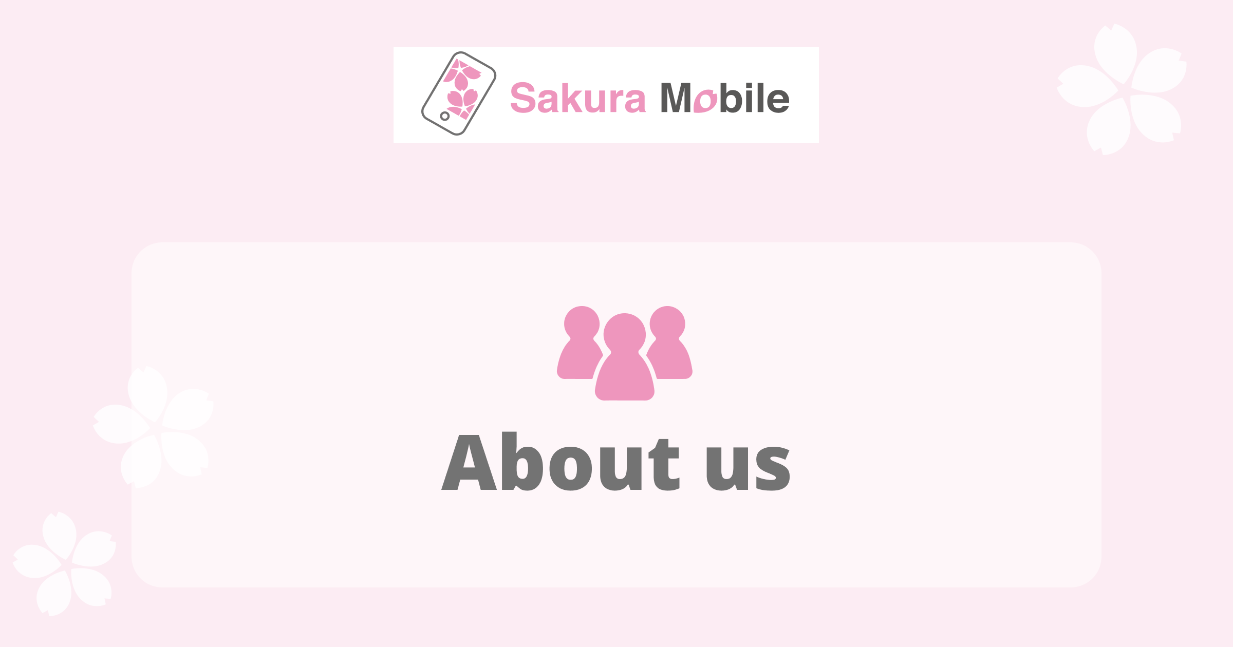 About Us | Sakura Mobile
